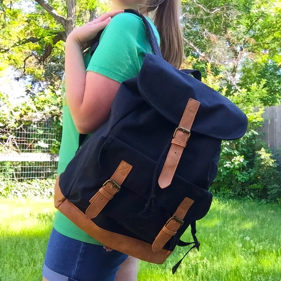 DSW | Bags | Dsw Trendy Leather Black Goth Preppy Vsco Collage ...